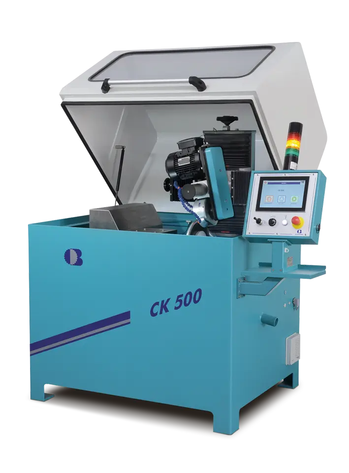 Grinding machine with PLC control for circular knives and bottom knives ...